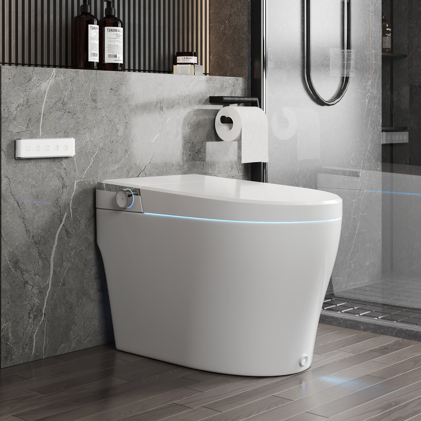 DeerValley DV-1S0029-V3 Smart Bidet Toilet, One-Piece Elongated Smart