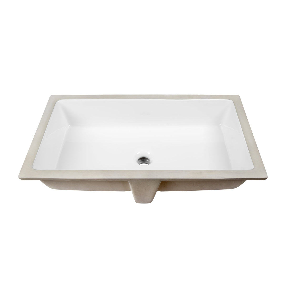 DeerValley DV-1U0132 27.5" x 16" Rectangular Vitreous China Undermount ...