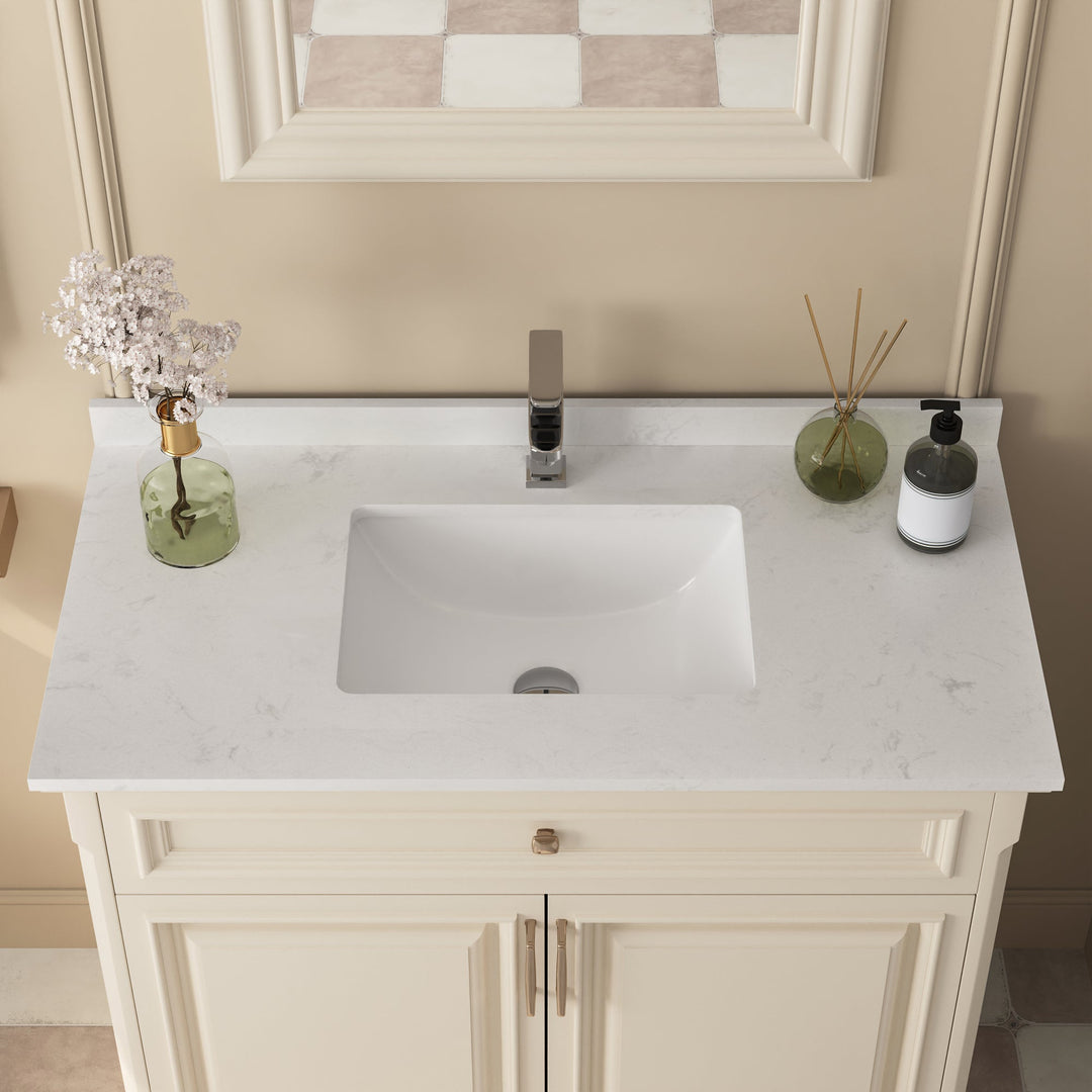 DeerValley DV-1K0137 24"×19.7" Vitreous China Wall Mount Utility Sink ...